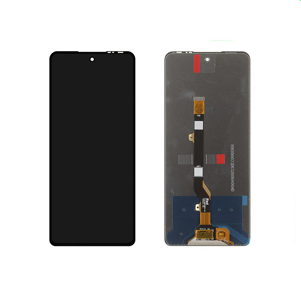 Дисплей (экран) в сборе с тачскрином для Tecno Spark 20 Pro черный SC LCD