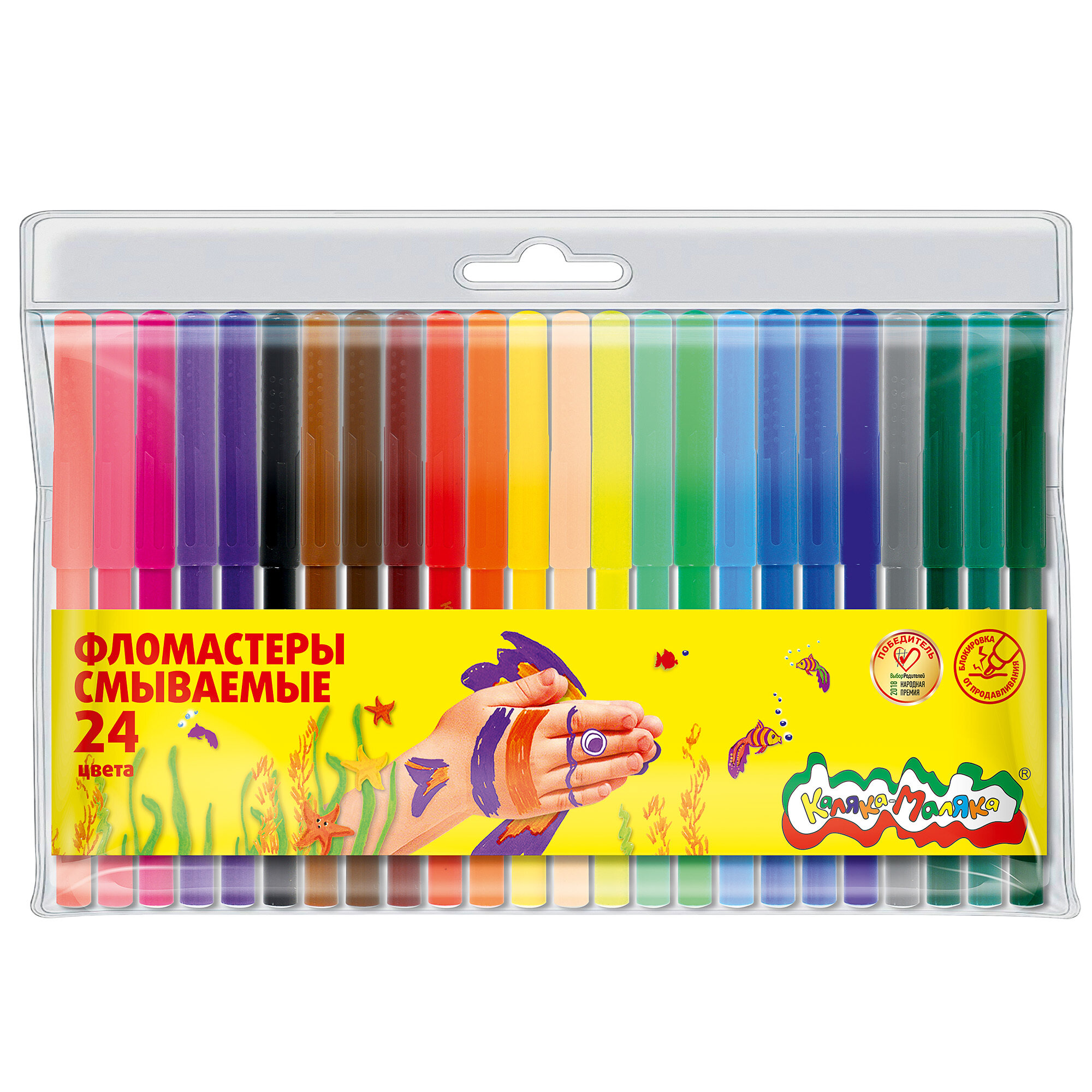 Фломастеры Каляка-Маляка 24 шт.