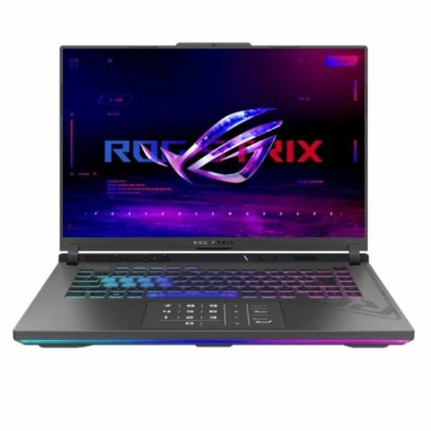 16" Ноутбук Asus ROG Strix G16 G614JZ-N3084 (90NR0CZ1-M007V0) серый - 1920x1200, IPS, Intel Core i9-13980HX, ядра: 24 x 2,2 ГГц, 16 ГБ, SSD 1024 ГБ, NVIDIA GeForce RTX 4080 (12 Гб), Windows 10 Pro