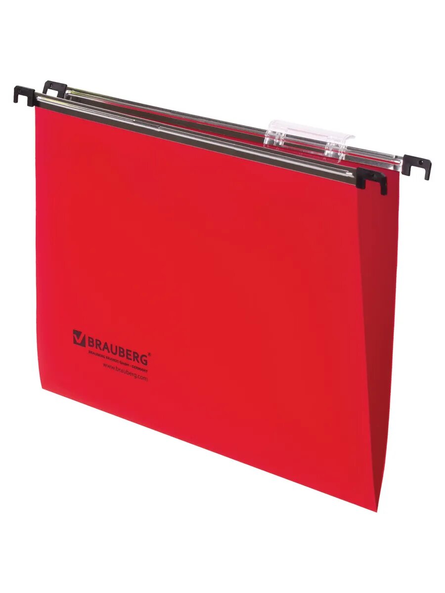 Подвесные папки А4, до 80 листов, комплект 5 шт, пластик