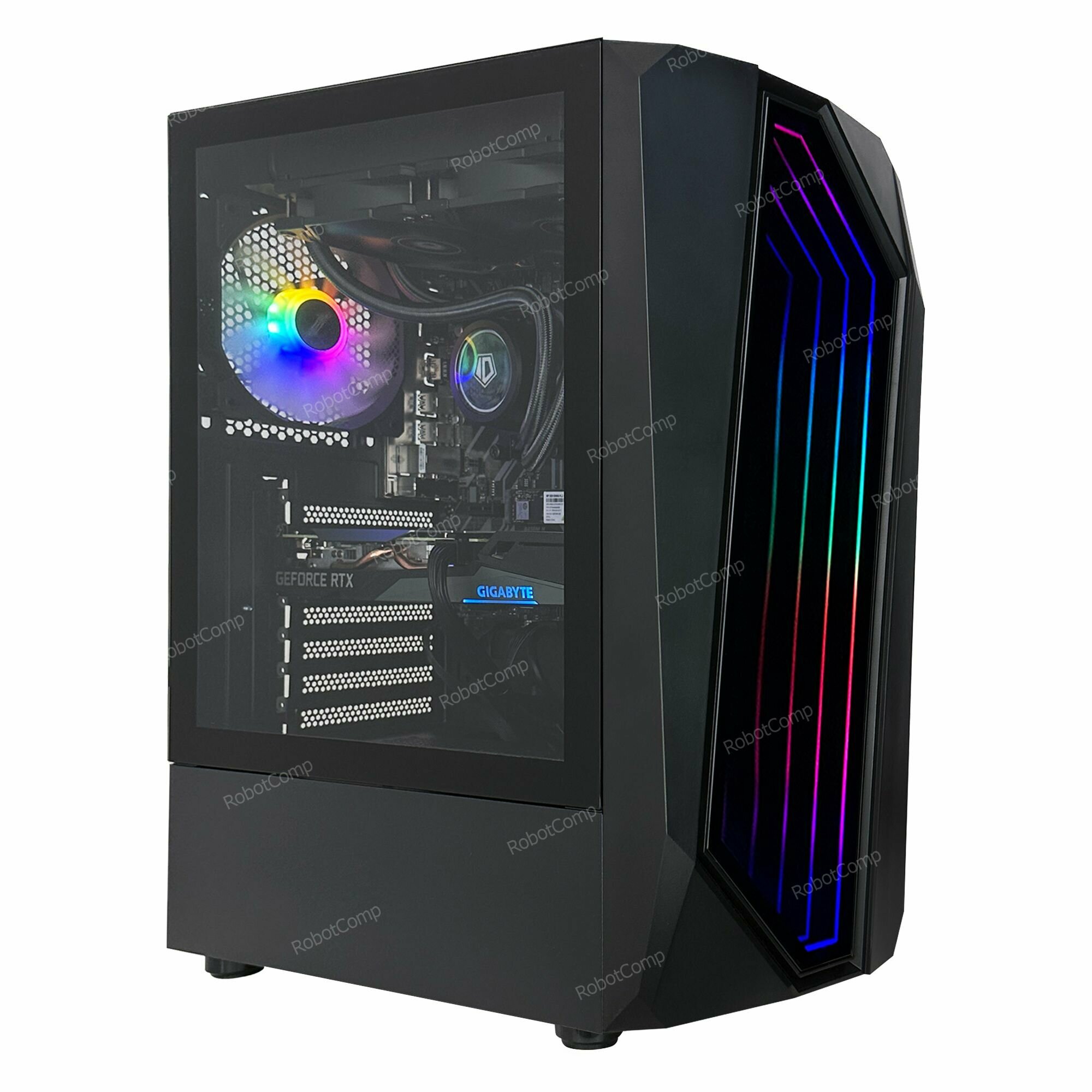 Системный блок Robotcomp Игровой компьютер Черная Пантера Plus
