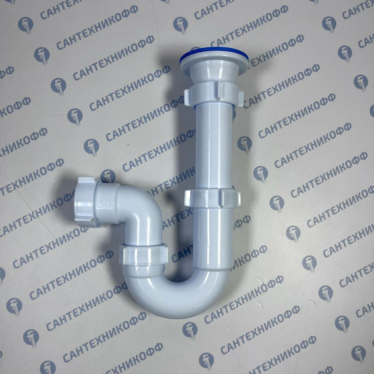 Сифон для кухни АНИ пласт 1 1/2"х40 прямоточный D0100