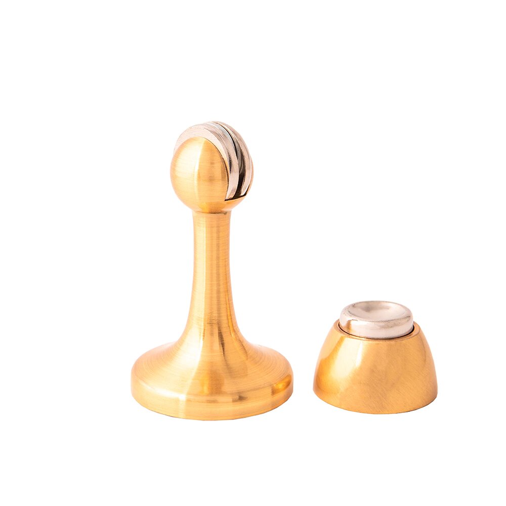 Упор дверной настенный магнитный 2761 матовое золото