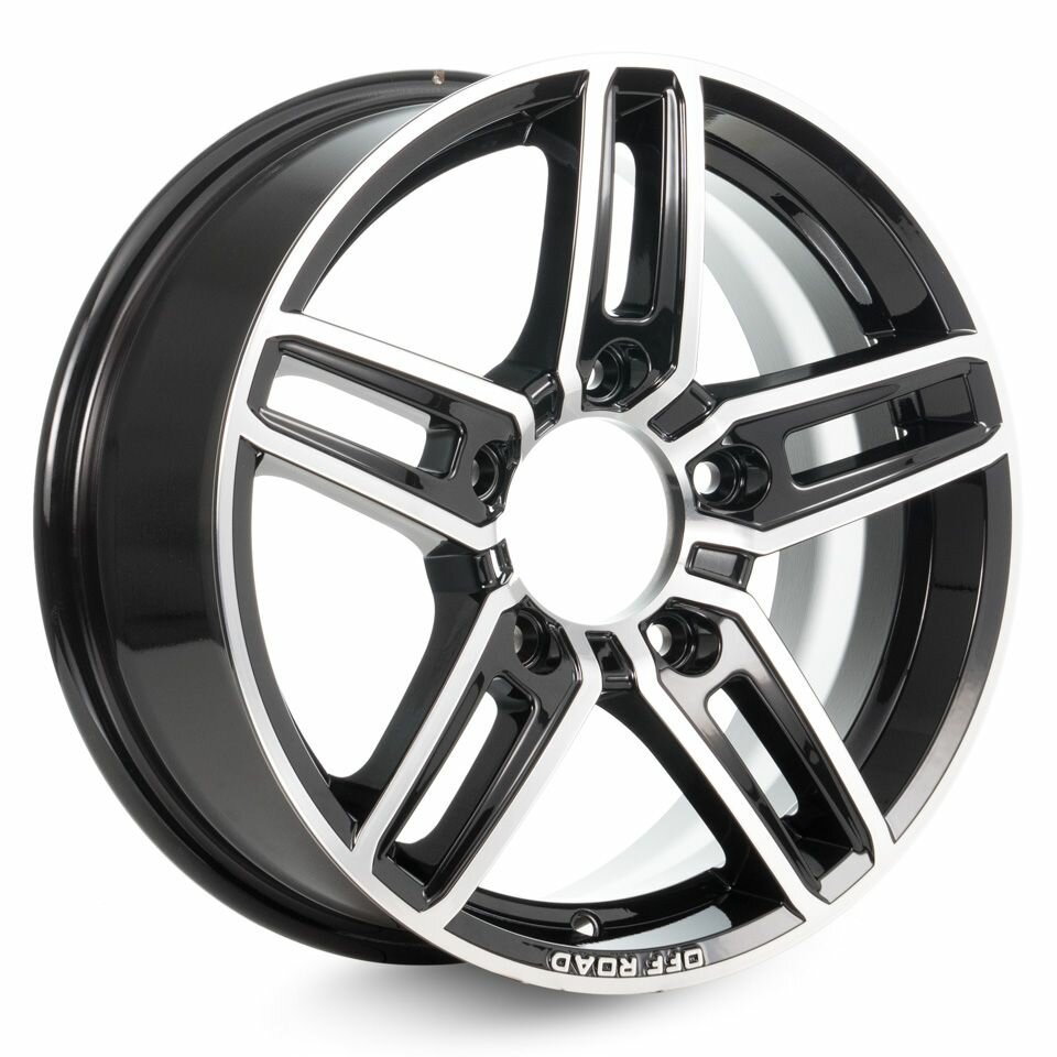 Диск литой КиК Дон (КС588) 6,5\R16 5*139,7 ET40 d98 Алмаз черный [13210] Fb max 540 kg легкосплавный