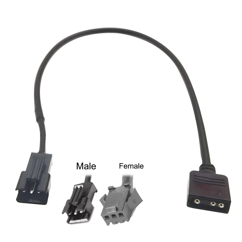 Кабель-адаптер RGB/ARGB DAMTSM 30 см 3P Male