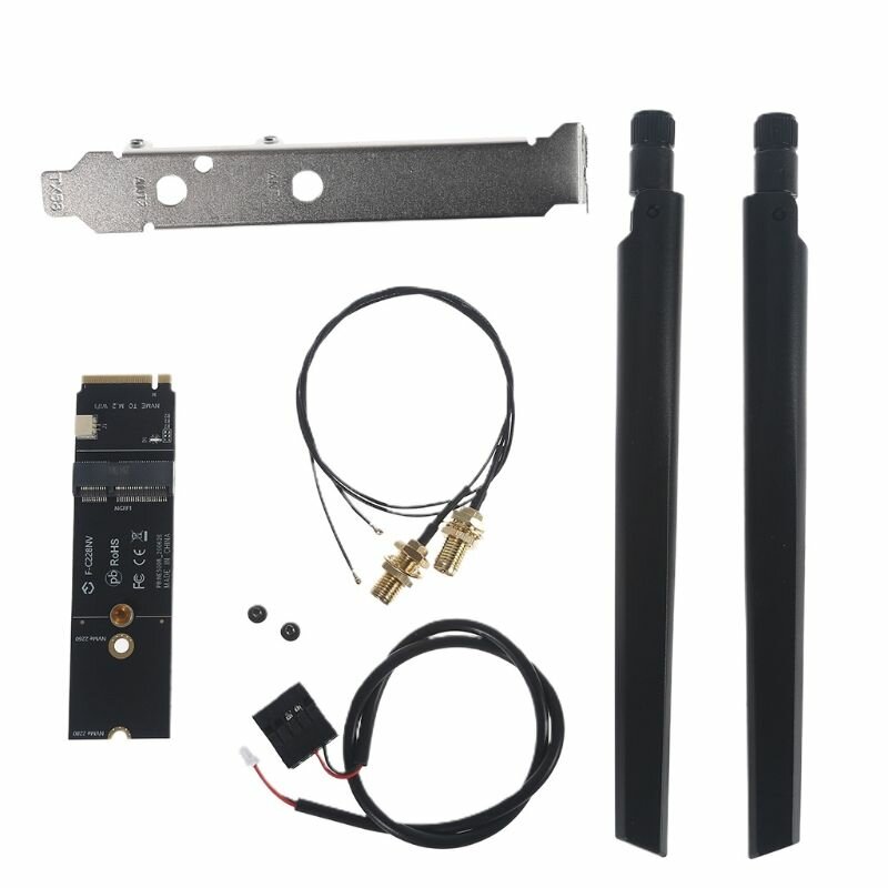 Nvme wi-fi-карт адаптер для M.2 преобразователя Ax200 AX210 Bluetooth-Compatibl