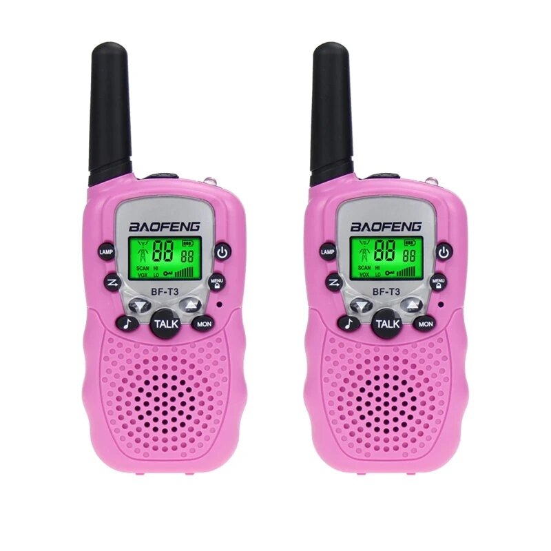 BAOFENG BF-T3 детские портативные рации 2Pcs Pink