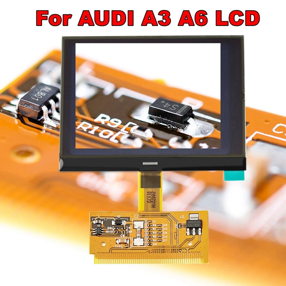 ЖК-дисплей VDO для Audi A3 A6, дисплей для Audi VW Passat/Seat, новая версия, отличная A3 A6 LCD