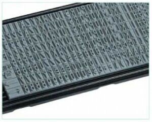 Shiny S-658 универсальная касса русских букв и цифр 3,1мм и 2,1мм для самонаборных штампов и печатей Shiny