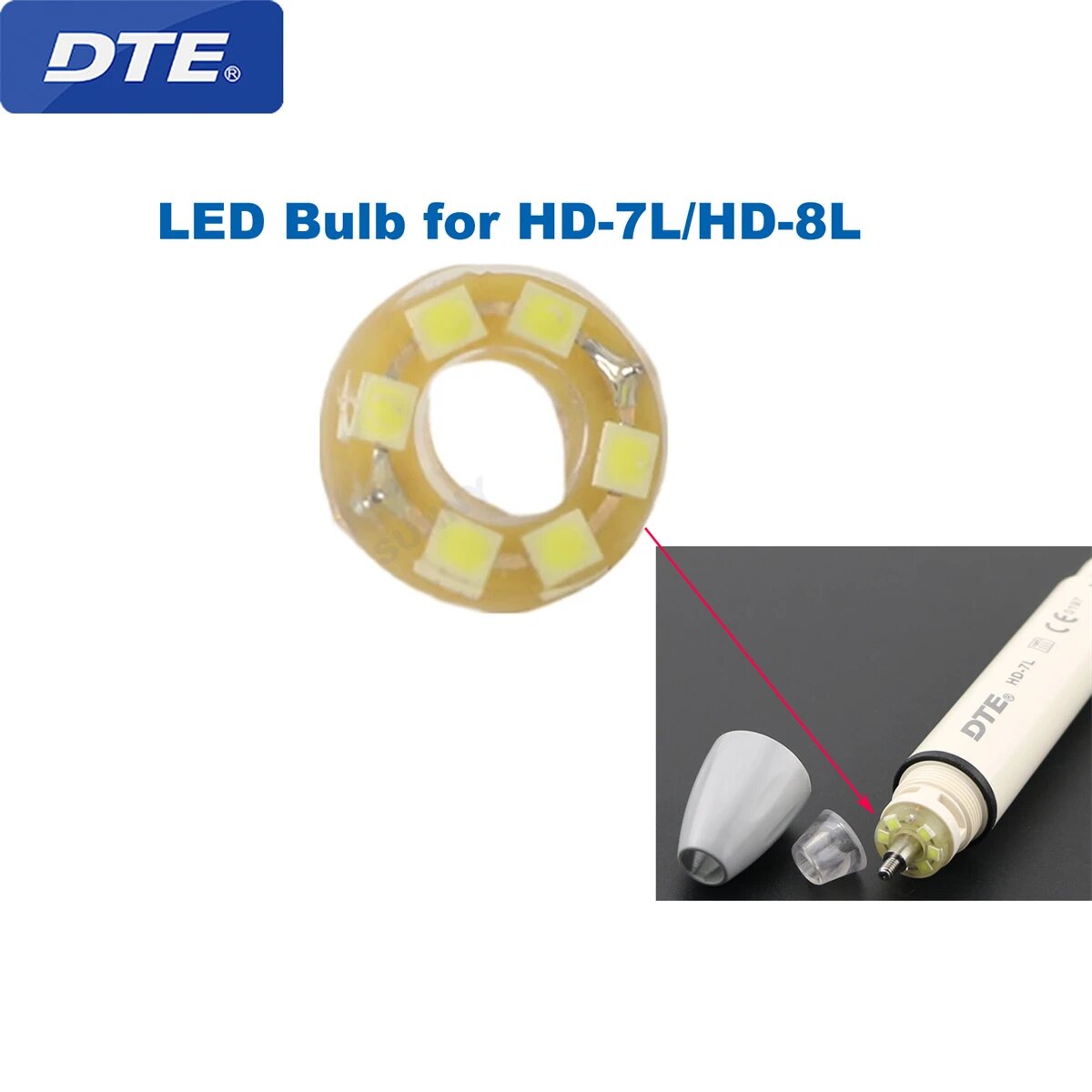 Woodpecker HW-5L светодиодный наконечник для скалера Bulb for HD7L