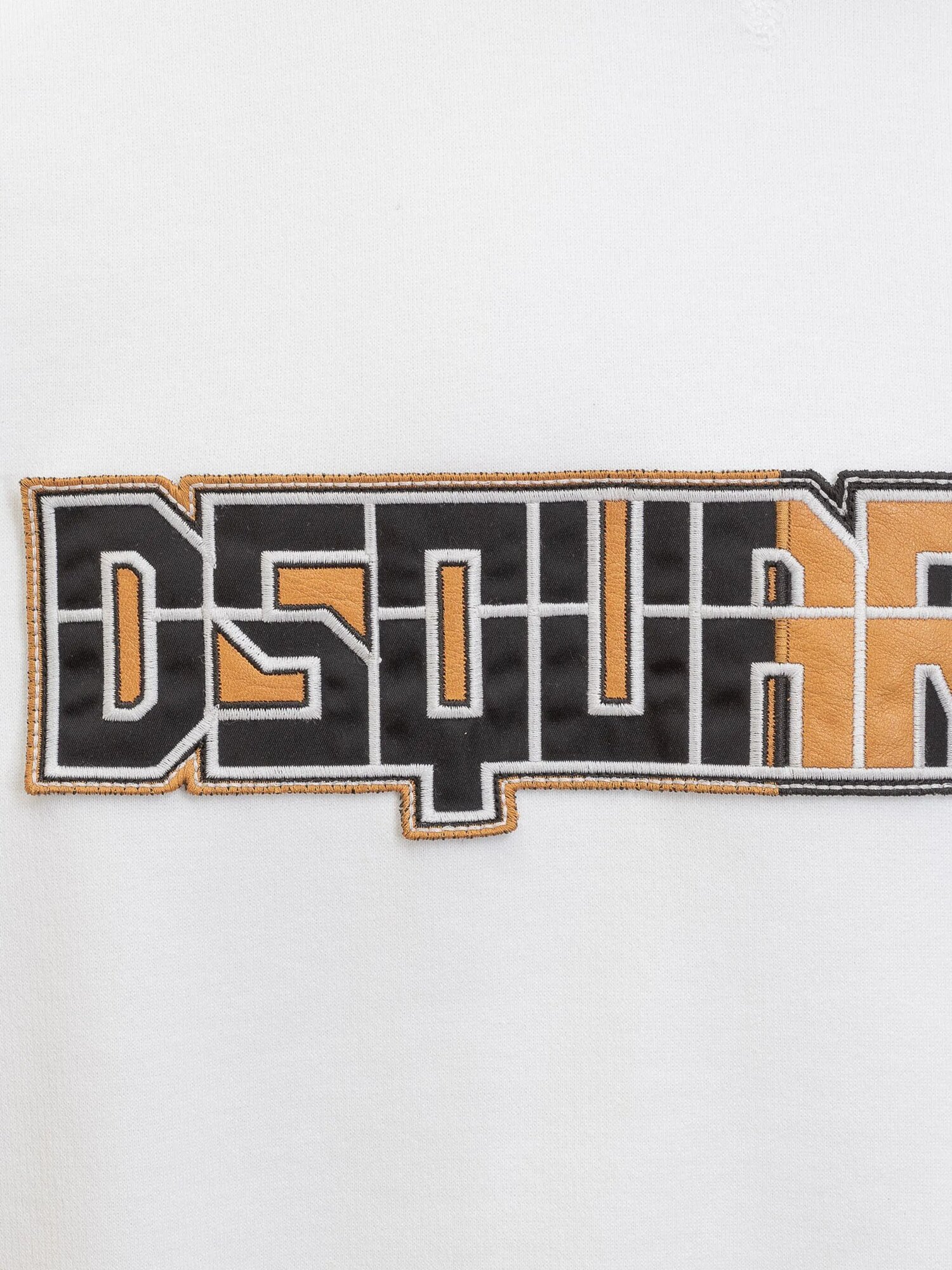 Худи DSQUARED2, размер S, , бежевый/белый — фото 1