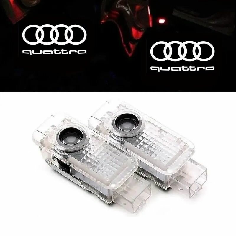 Штатная проекция логотипа автомобиля Audi (Ауди)