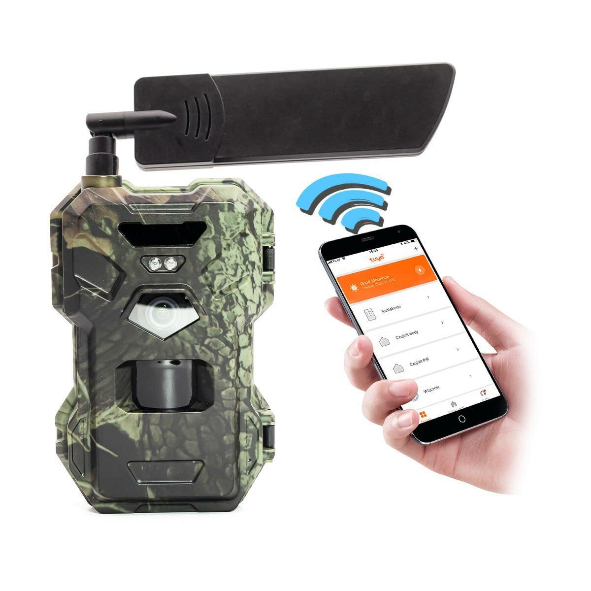 Уличная 2К/4G фотоловушка Филин HC-880 Pro-2K-TUYA (2К/4G) (M58034UL) с Tuya Smart/SmartLife для охоты с СИМ картой и записью в облако. Угол обзора