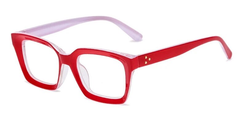MEIHOU Квадратные очки для чтения +1 +1.5 +2 Red, Красный, +150