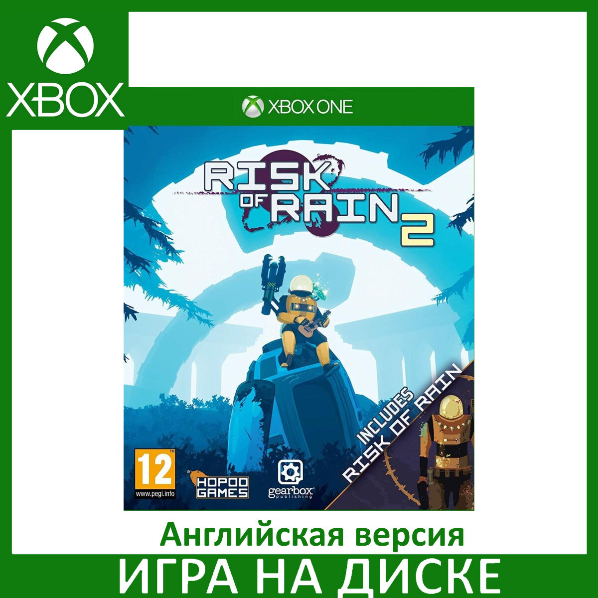 Игра Risk of Rain + Risk of Rain 2 Xbox One Английский язык Диск на Xbox One