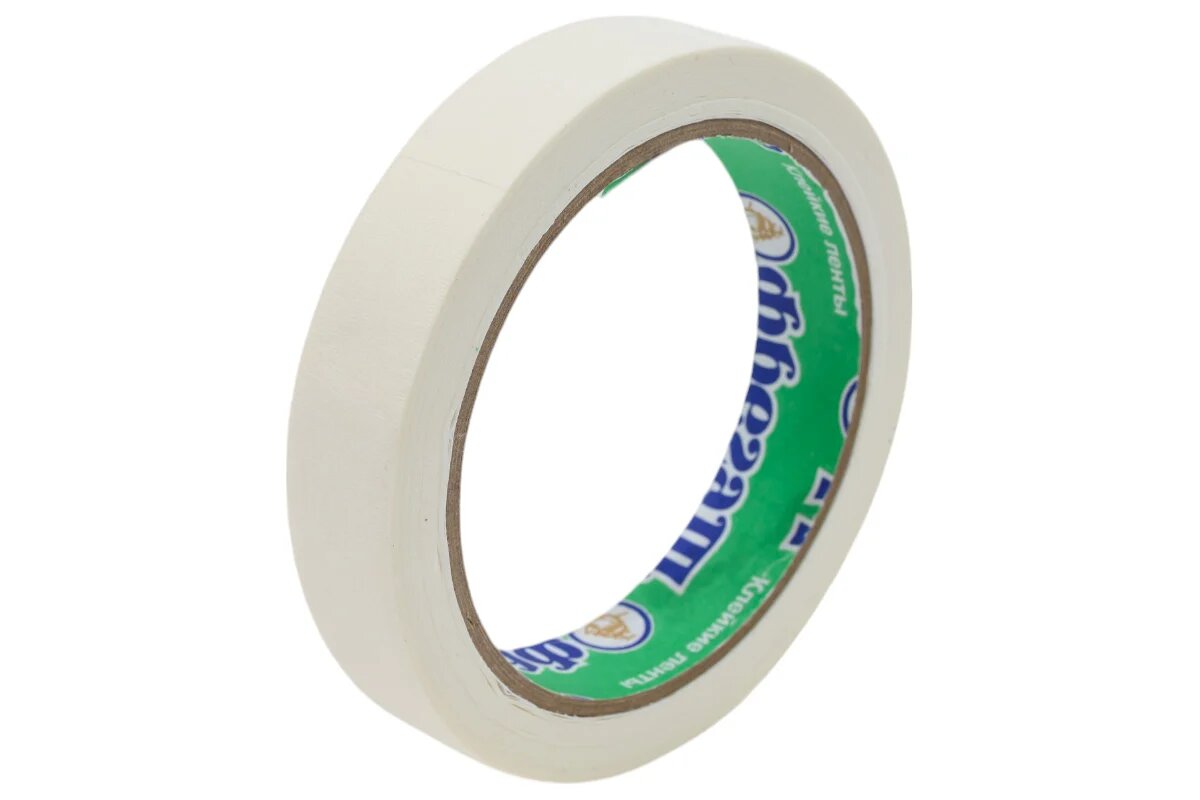 Фрегат малярная лента 19 мм x 25 м, арт КР01, универсальная для ровной окраски