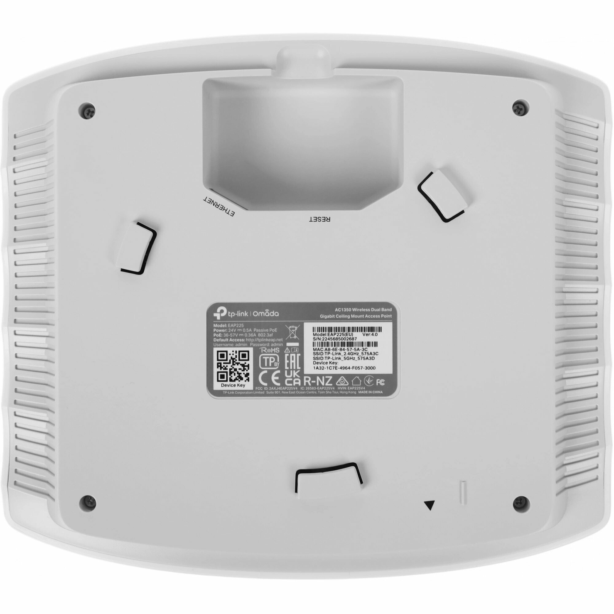 Точка доступа TP-Link EAP225 белый — фото 1