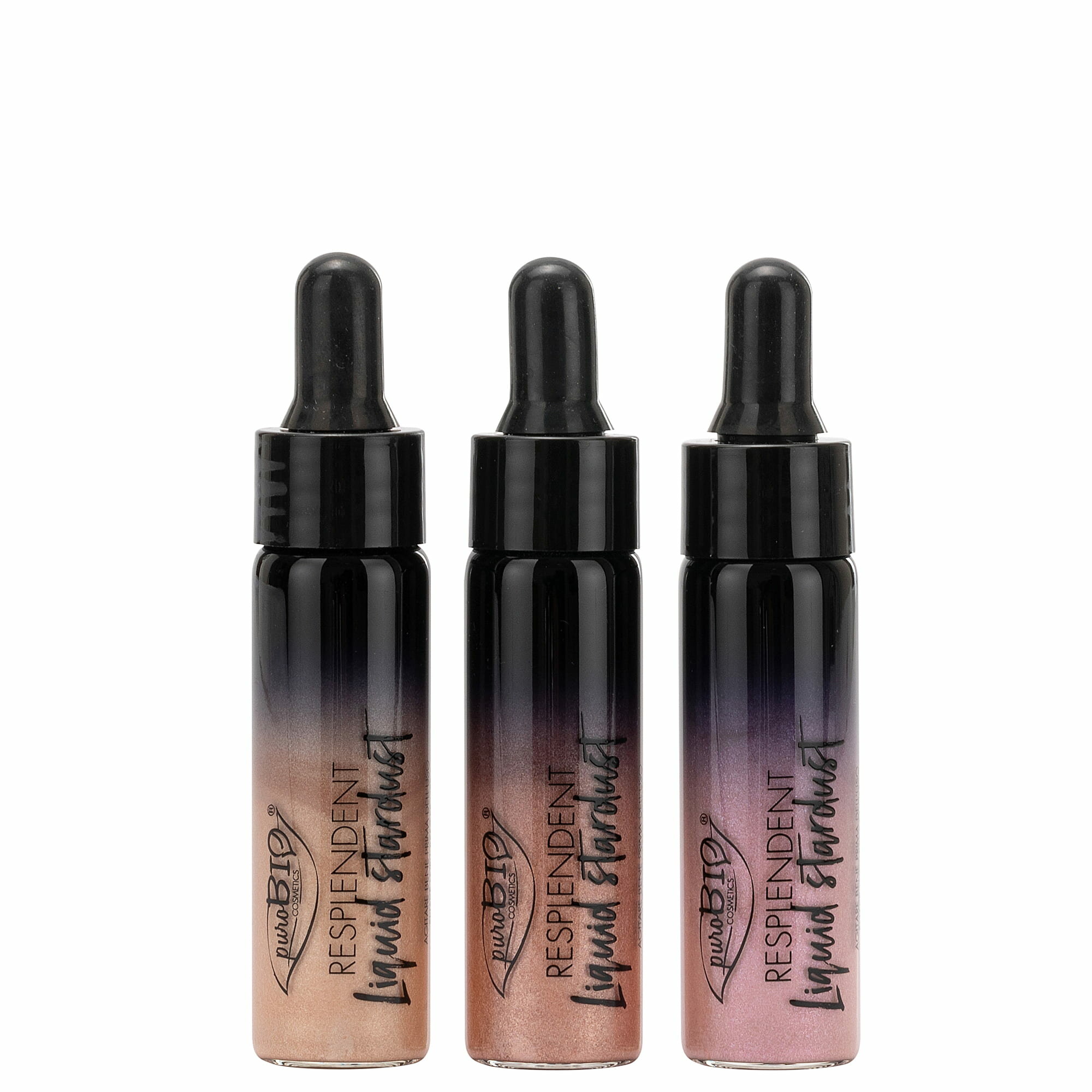 Хайлайтер жидкий "Stardust" 03 холодный розовый, 12 мл, PuroBio Cosmetics (ПуроБио Косметикс)