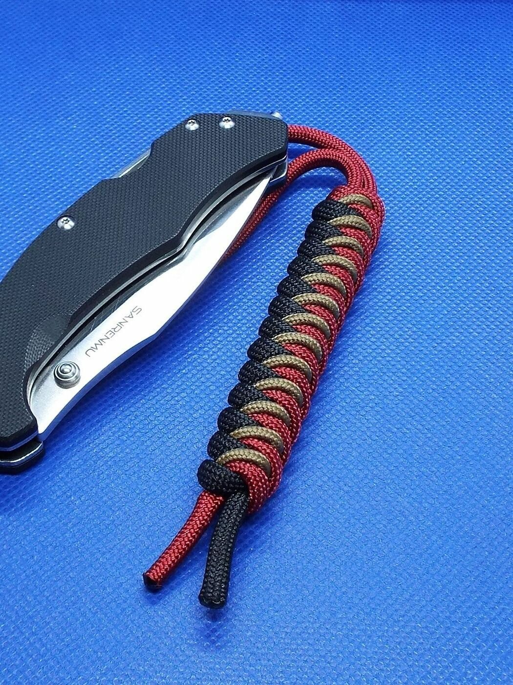 Темляк для ножа из паракорда "Z3-KASHTAN" / Петля 9 см. (каштан)