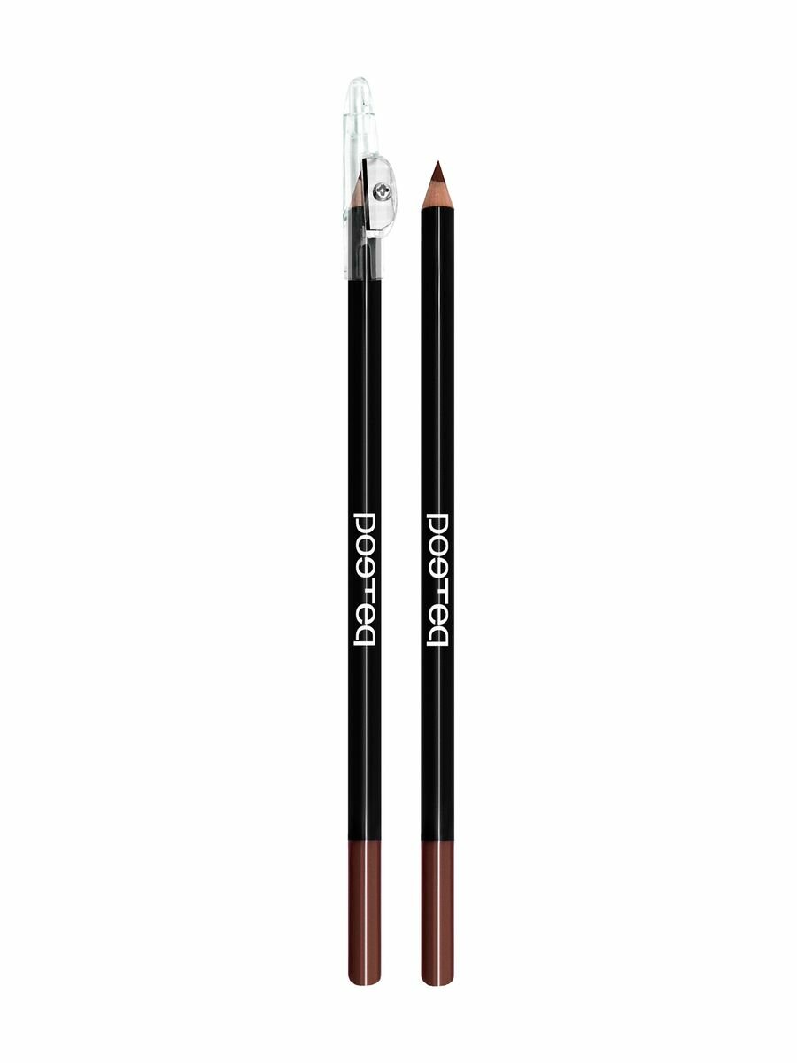 POETEQ Карандаш для глаз Eyeliner with sharpener с точилкой,1,7 г, 39 ореховое пралине