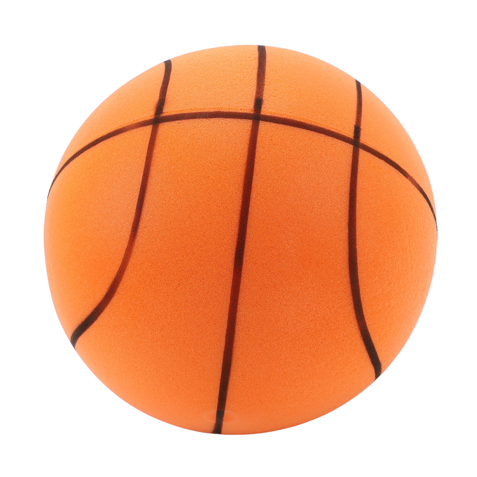Бесшумный баскетбольный мяч из полиуретана, высокоэластичный, не требует накачивания, забавный, улучшает координацию рук и глаз, бесшумный отскок, подходит для дома и квартиры.