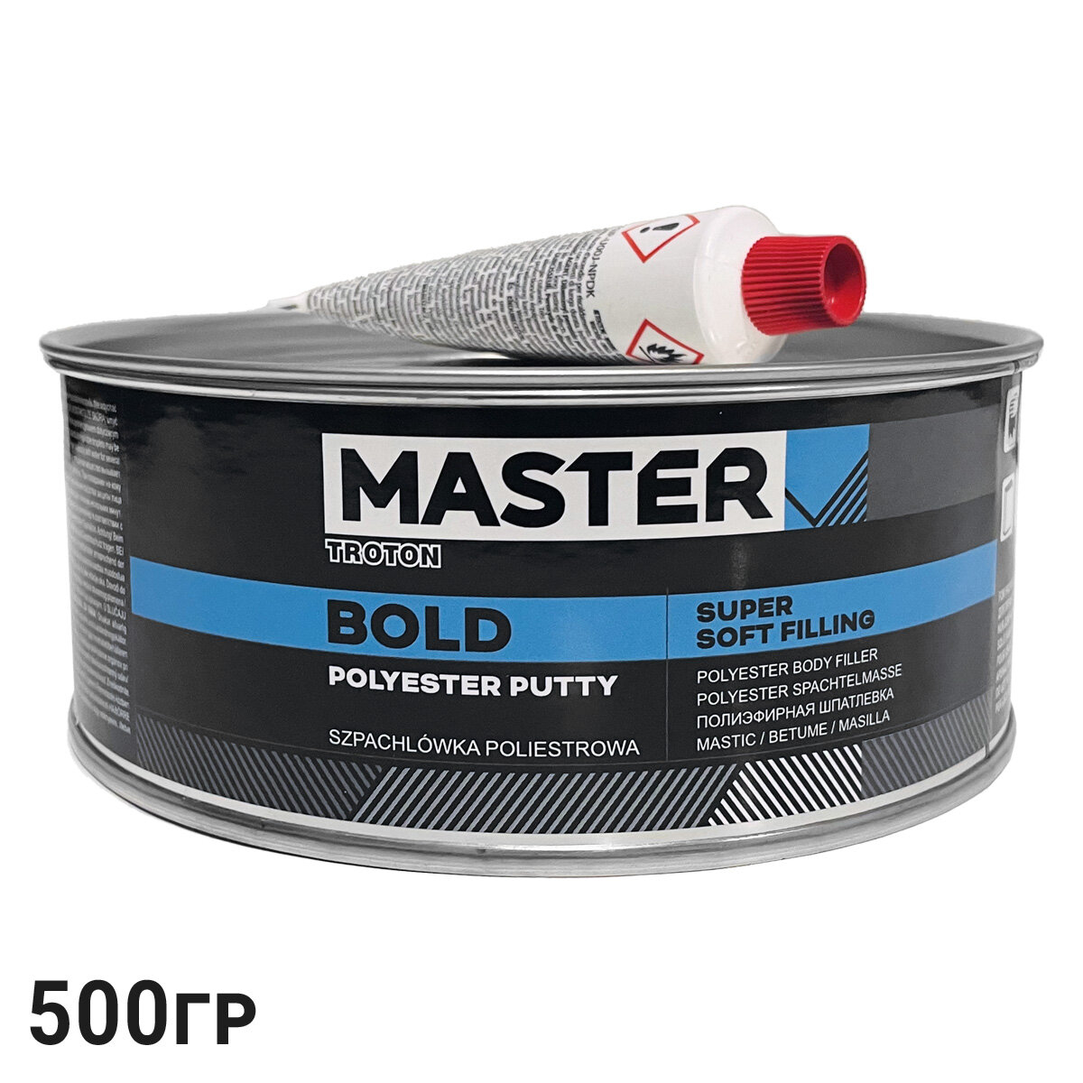 Шпатлевка мягкая (суперсофт) BOLD MASTER TROTON (0,5л)