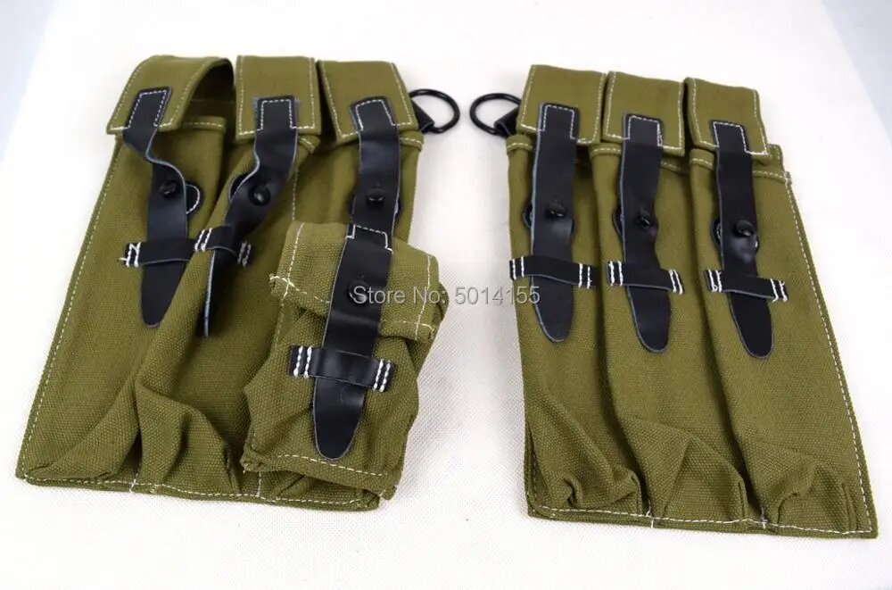 Коллекционный немецкий набор подсумок для боеприпасов WH Heer MP38 MP40