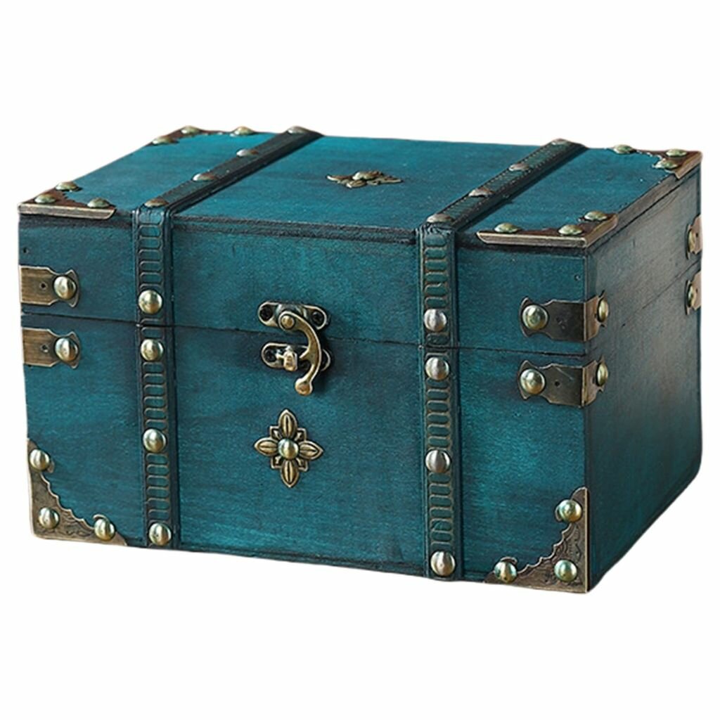 Винтажные деревянные сундуки для сокровищ