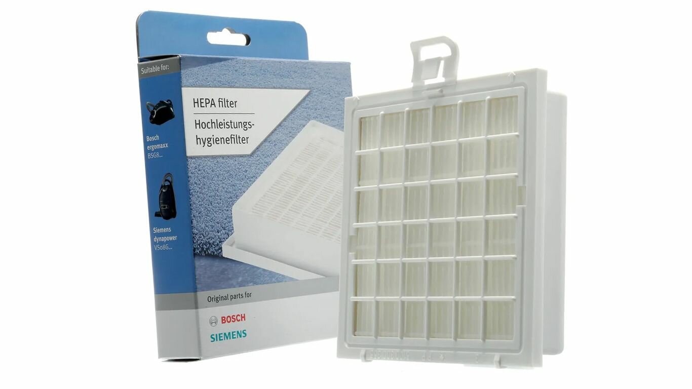 Фильтрующий элемент для пылесосов Bosch Бош 578732, 483781, 650304 (130,5 х 130,5 х 27,5 мм)