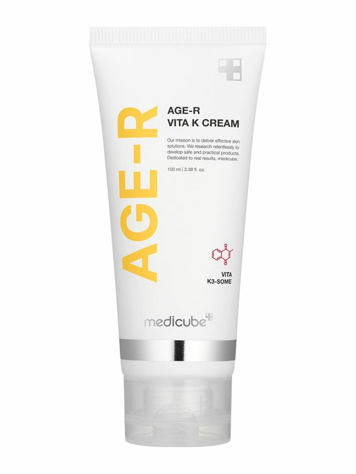Medicube Многофункциональный крем для лица и тела с янтарной кислотой Age-R Vita K Refining Cream 250 мл.