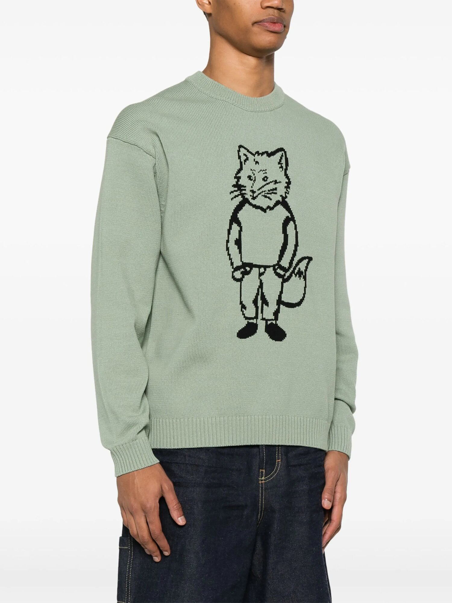 Платье Maison Kitsune Dressed Fox, размер 48, green — фото 1