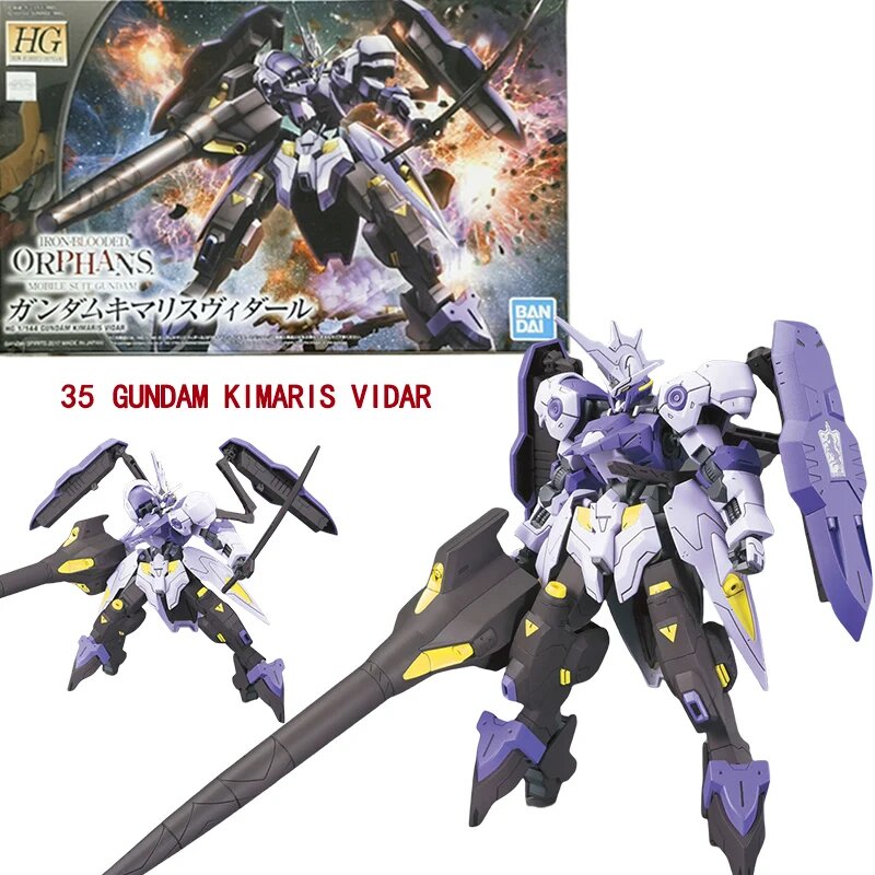 Bandai HG Barbatos Hajroboshi Graze Bael Vidar Gundam фигурки, 35