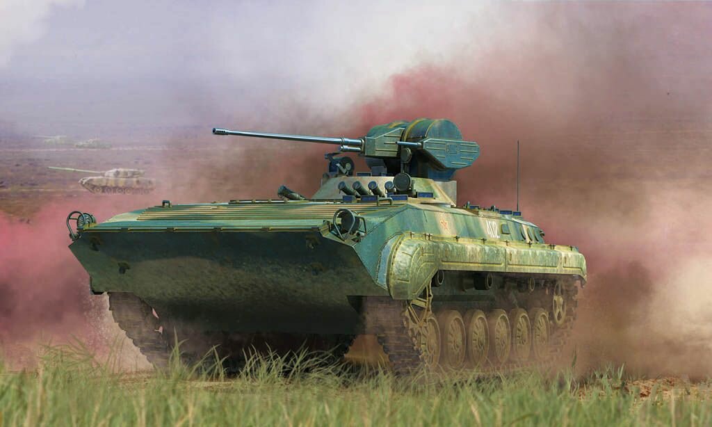 Трубач 05557 Китайская боевая машина пехоты ZBD-86A в сборе, модель 1/35