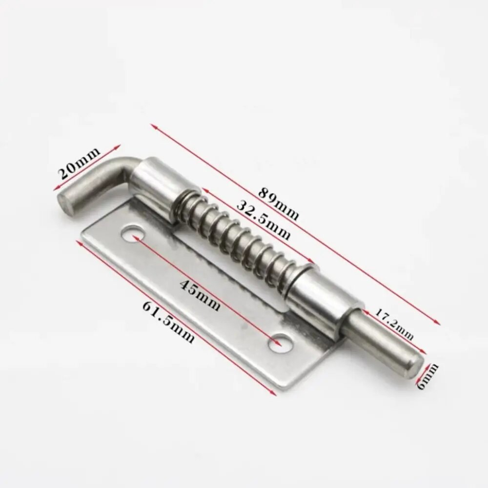 Защелка для двери левая, нержавеющая сталь, 3.5inch