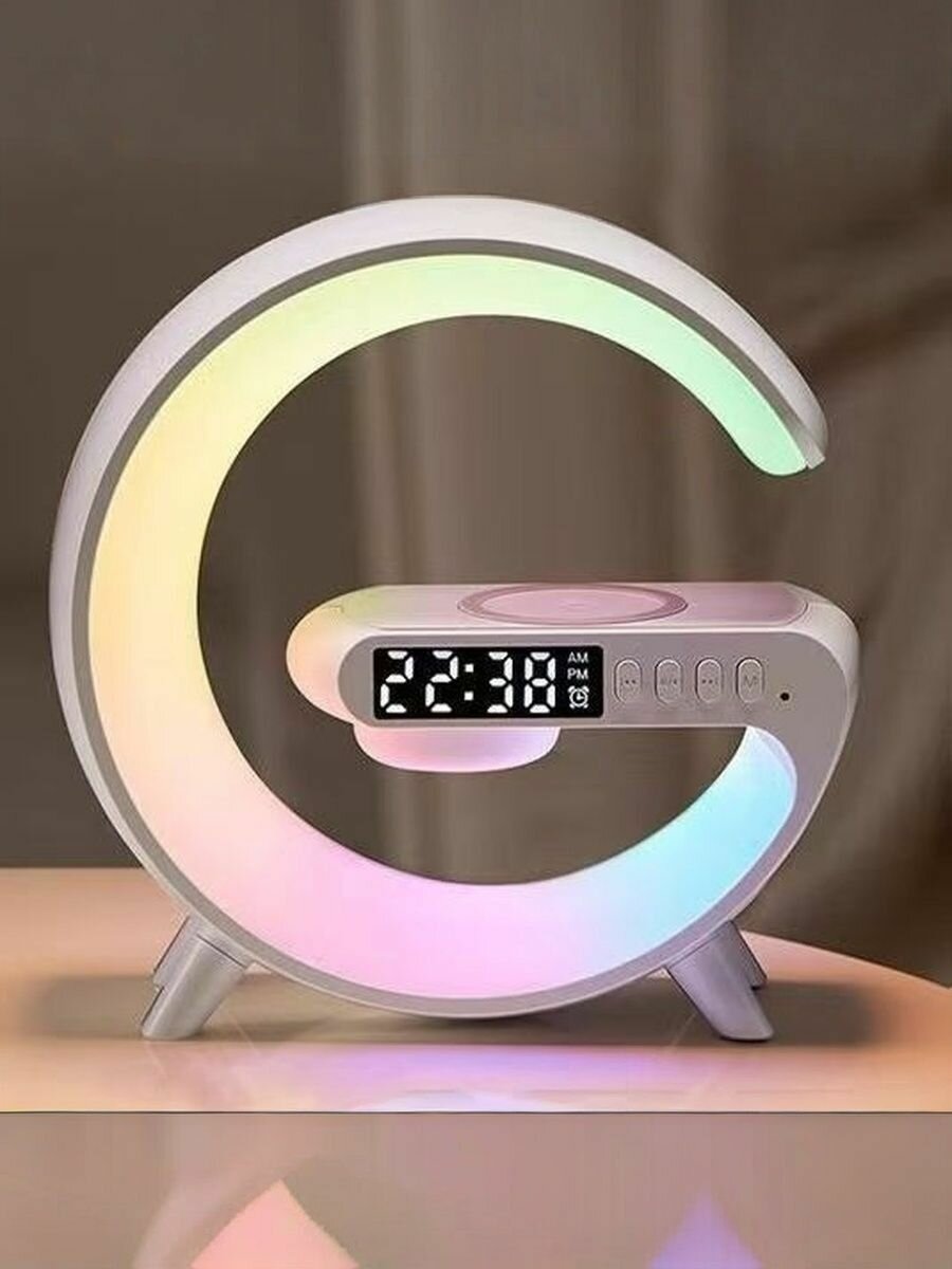 Ночной будильник A864, Bluetooth, ночной, многофункциональный, RGB