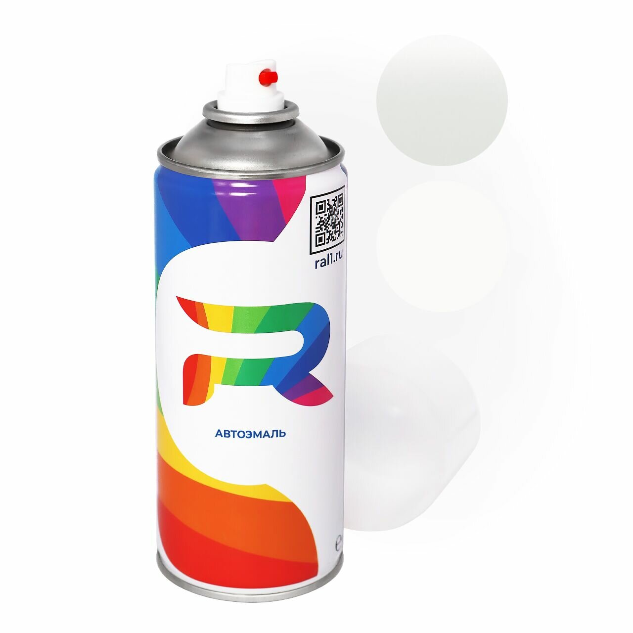 Автоэмаль аэрозольная Kia GWP - Glacier White Pearl (Базовая краска, Перламутровый трехслойный, Белый) баллон 520 мл.