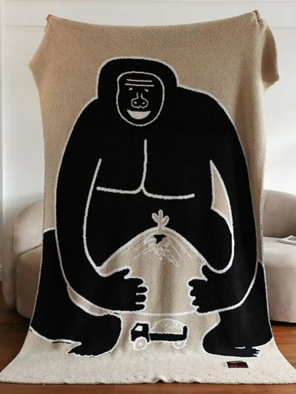 Плед-пончо , Шелковый софт, 170 см х 130 см