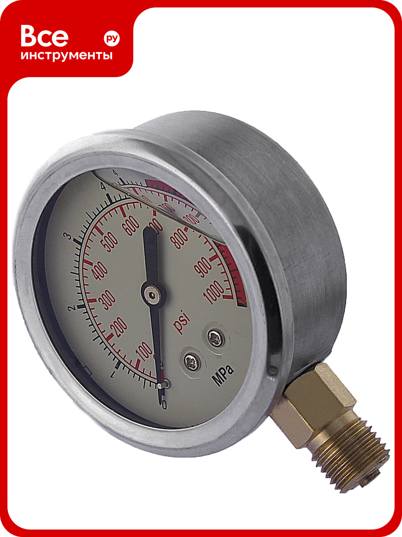 Манометр для электрического опрессовочного насоса 98160М мегеон к0000026440, стали,