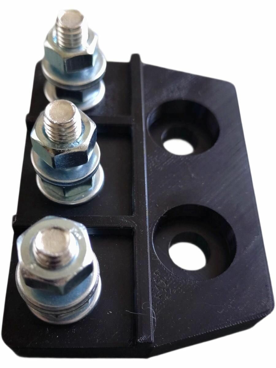 Колодка клеммная для электродвигателя, 85мм. х 60мм, 3 контакта