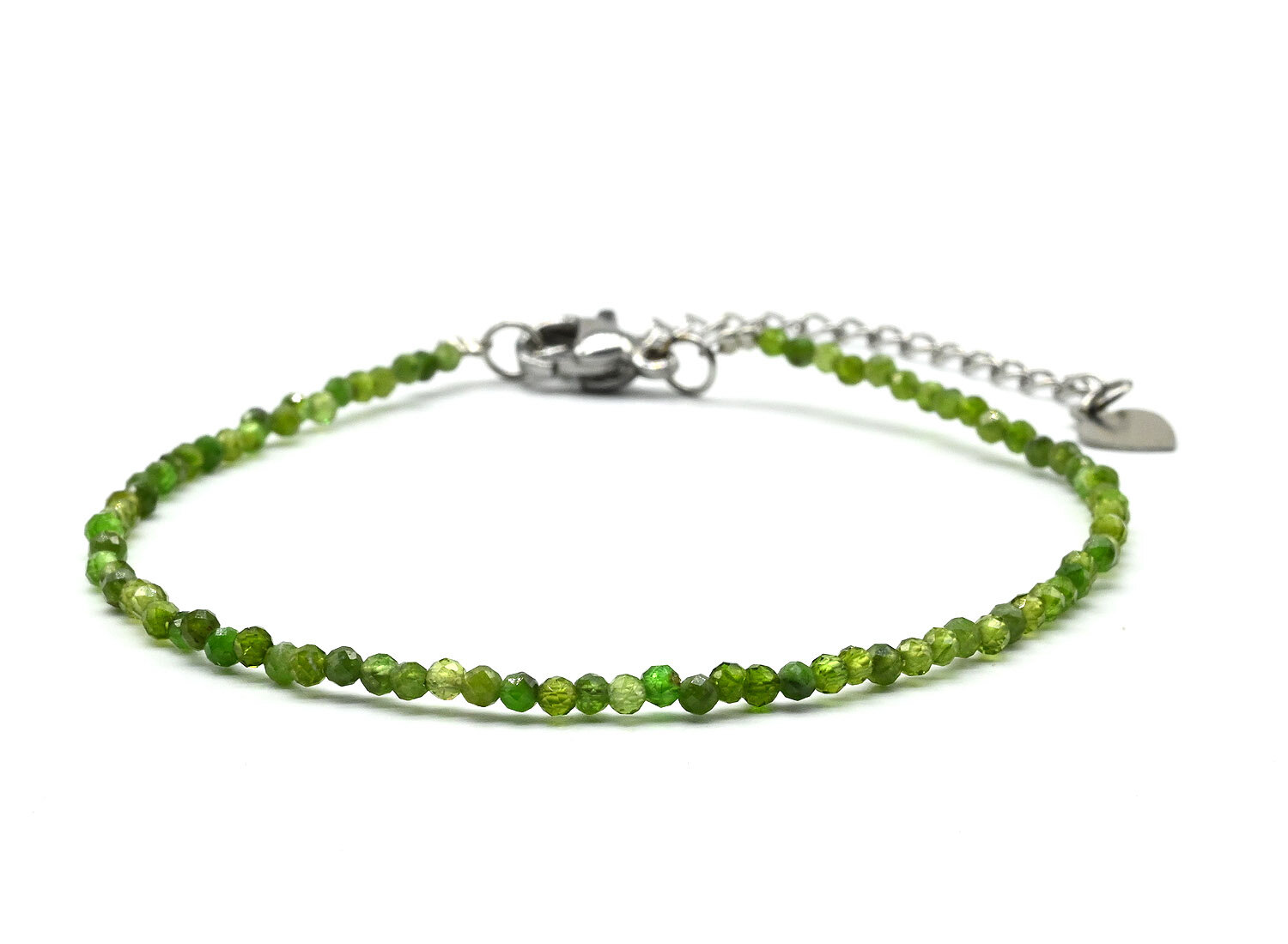 Браслет, хромдиопсид