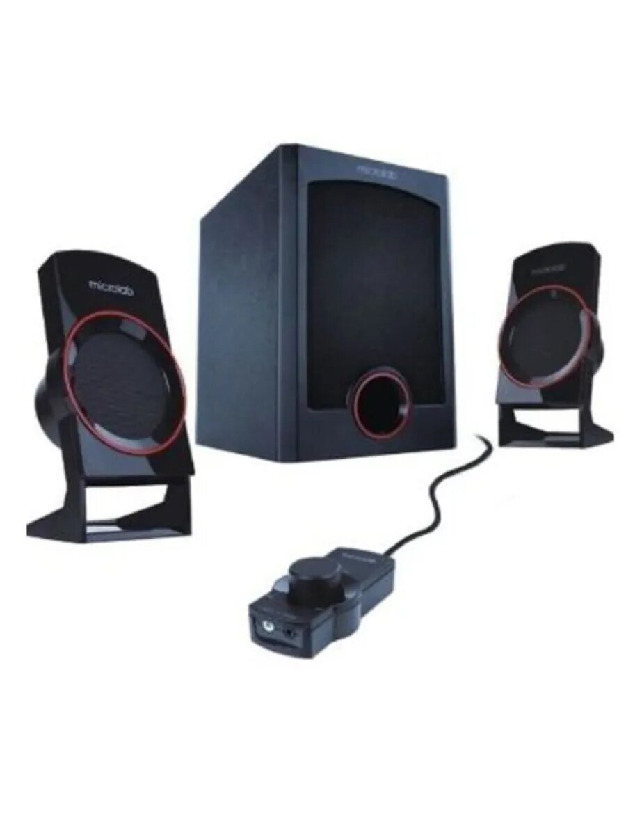 Колонки M111 80003125 черный - 2.1, 12 Вт