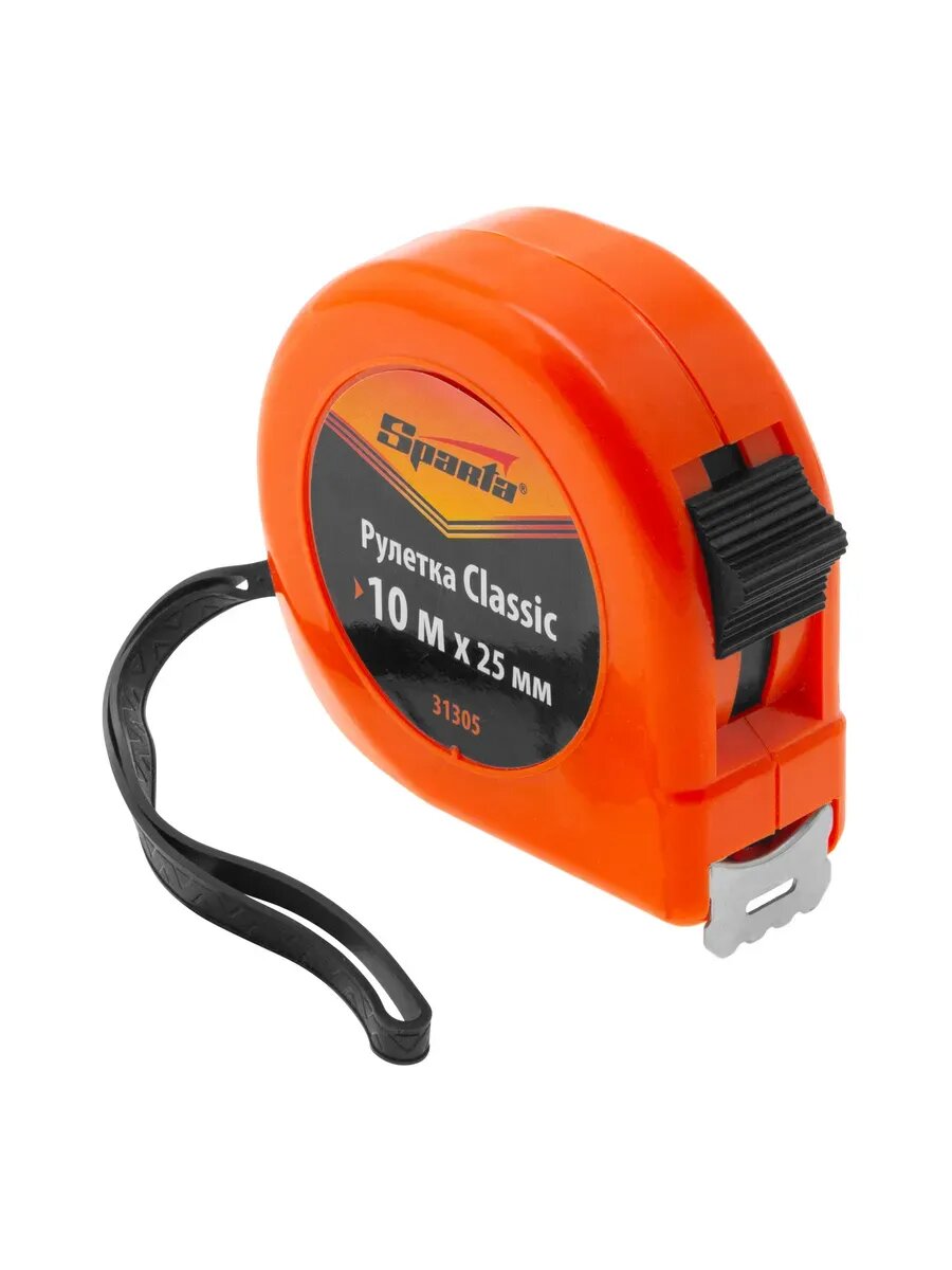 Рулетка строительная измерительная 10 м 25 мм