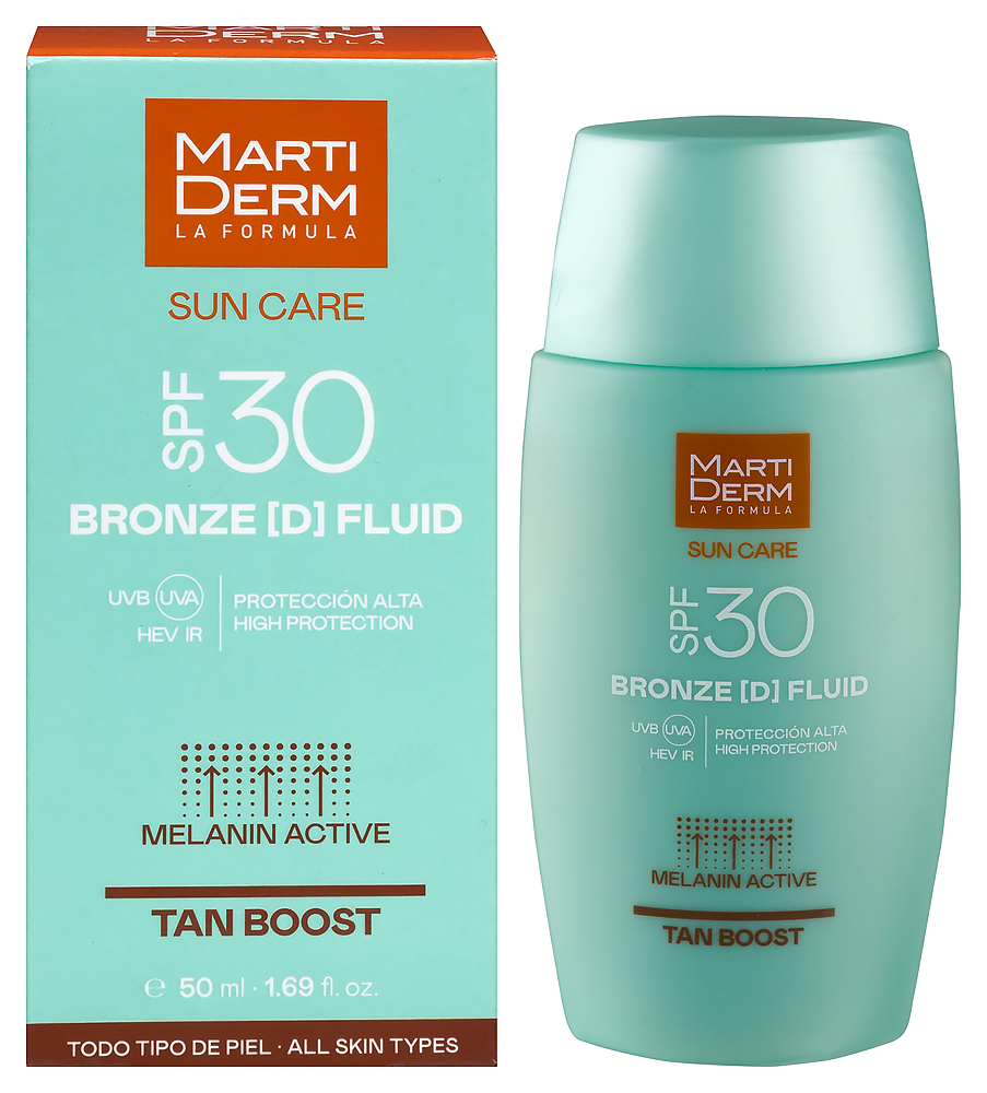 Martiderm sun care бронз d флюид spf30 50 мл
