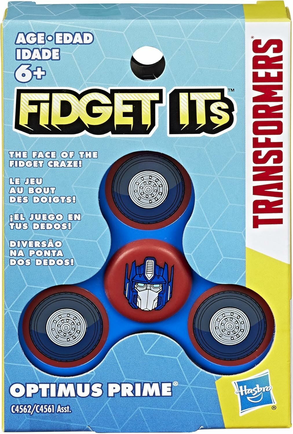 Спиннер Hasbro Fidget Its Optimus Prime, C4562