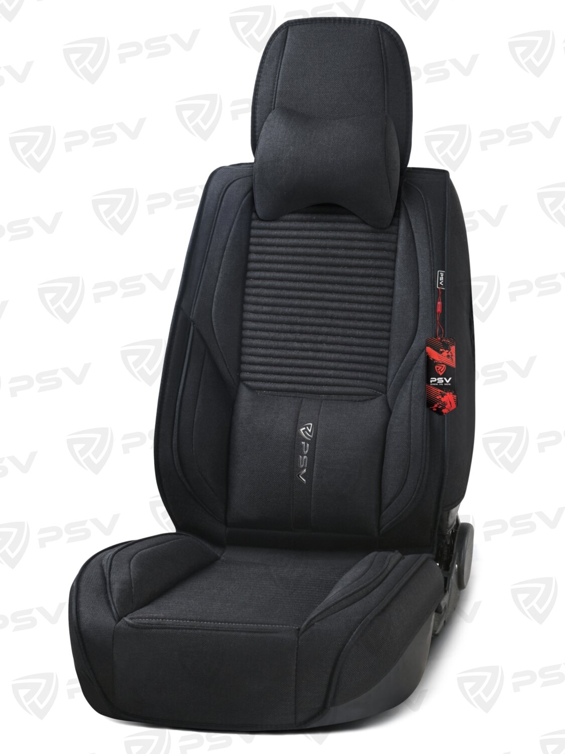 Накидки в машину на сиденья весь салон 5D PSV Special (Черный) текстиль 137894