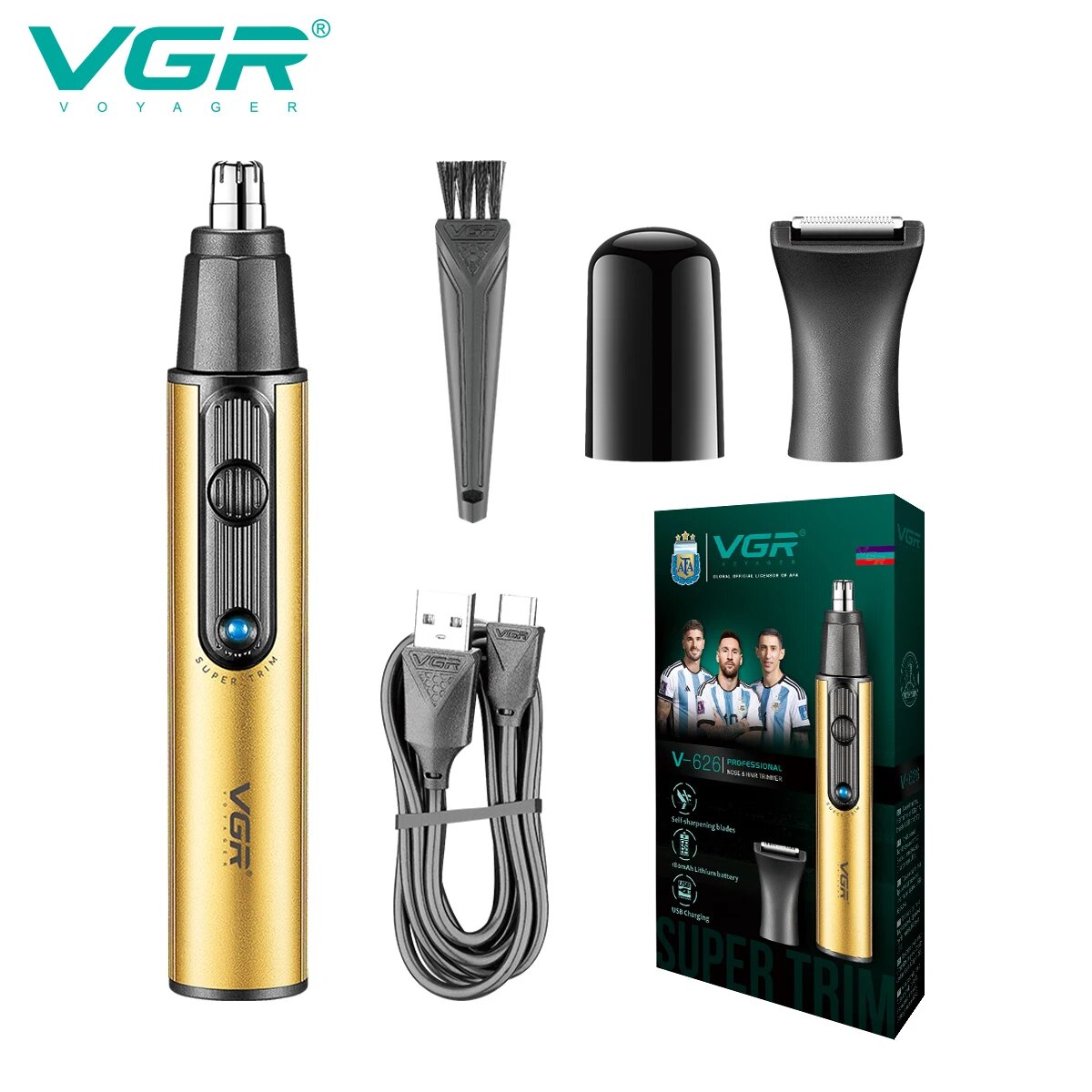 Триммер VGR Voyager Super Trim USB, 626