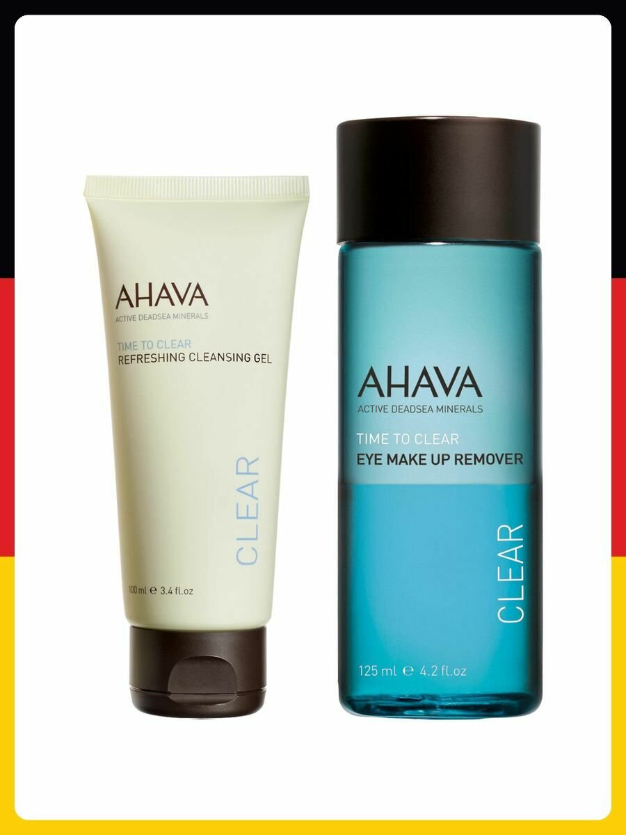 Набор косметический для ухода за кожей Ahava Time To Clear, 100 ml