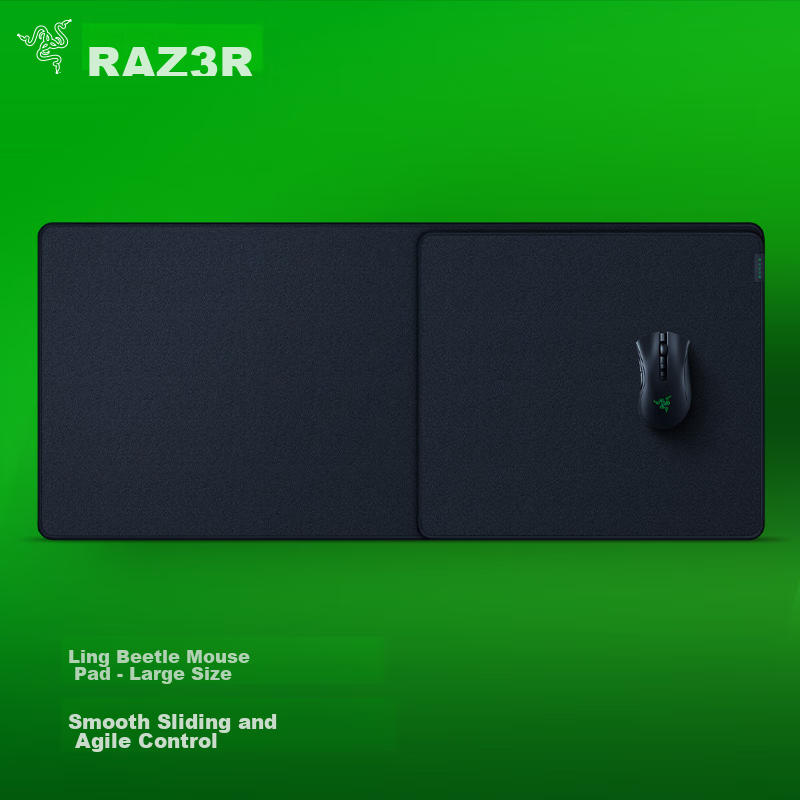 Razer Lingjia Chong Mouse Pad, Gaming Mouse Pad, Black, Non-Slip, Size L