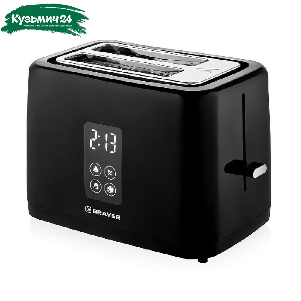 Тостер BRAYER BR2113 черный, 930 Вт