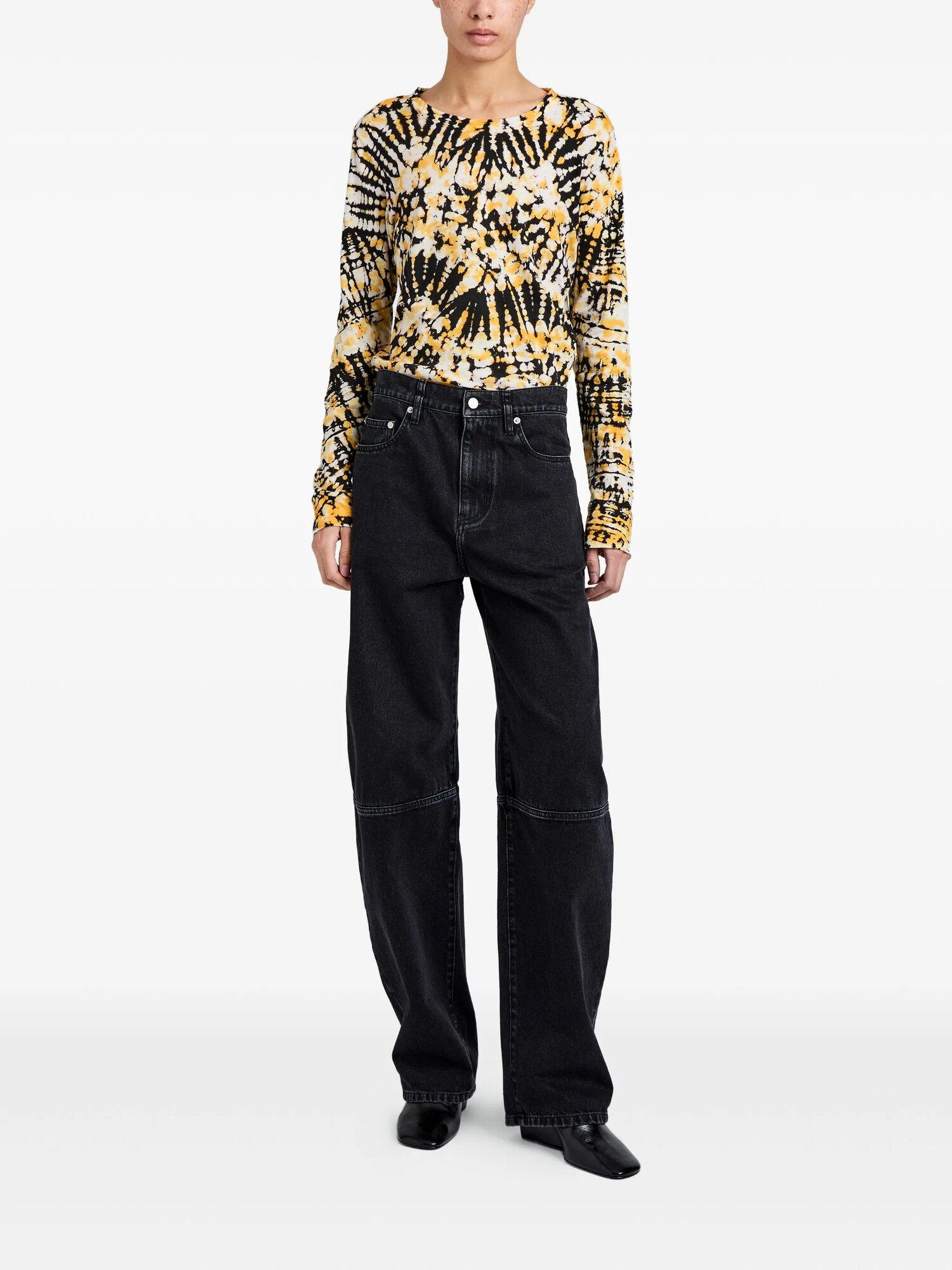 Топ Proenza Schouler Mia, размер XL, yellow — фото 1